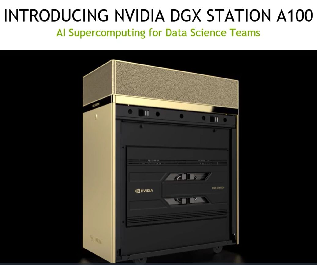 搭配最新A100 80GB GPU，Nvidia發表第二代AI工作站 | iThome